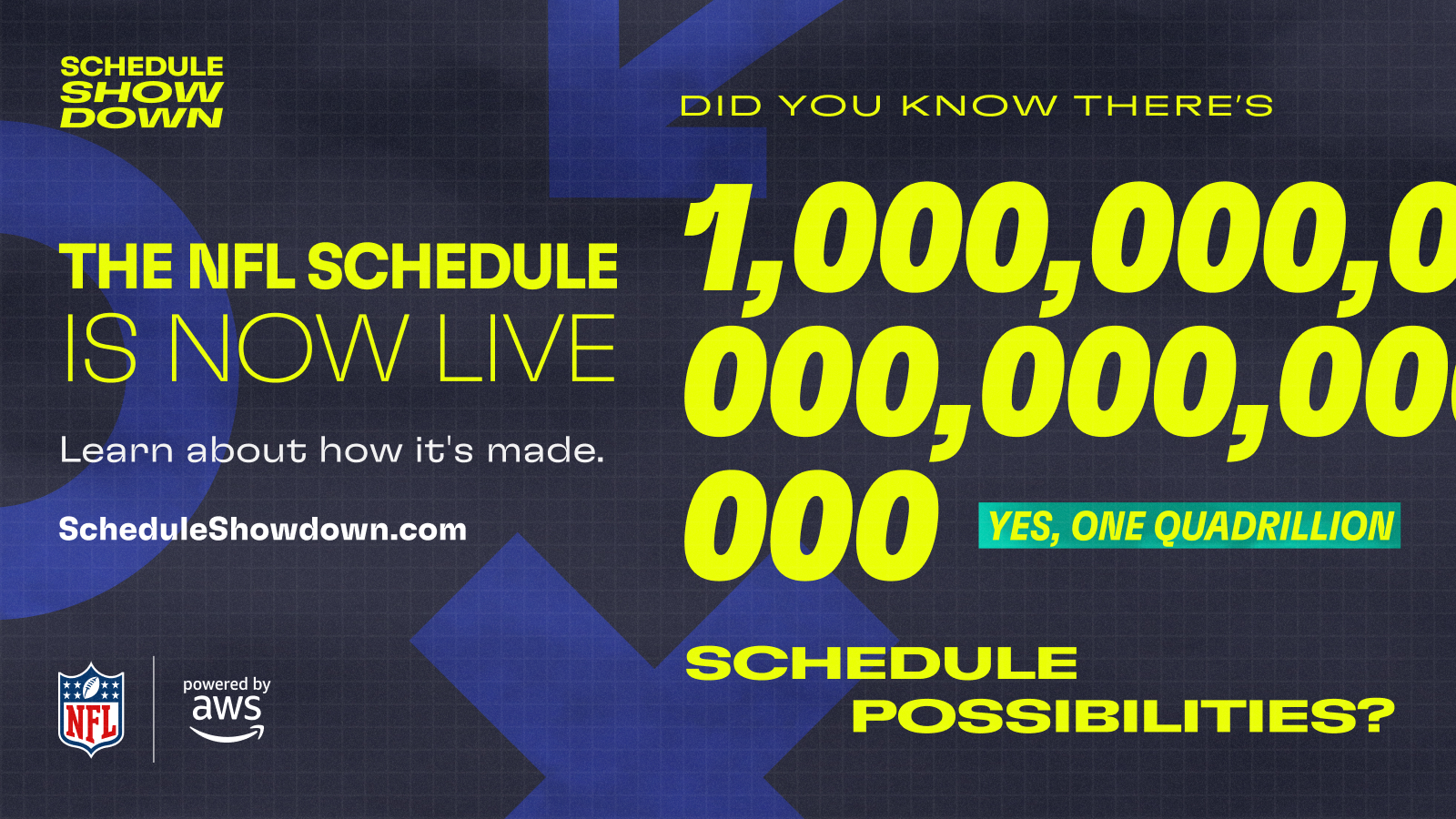 AWS | NFL Schedule Showdown